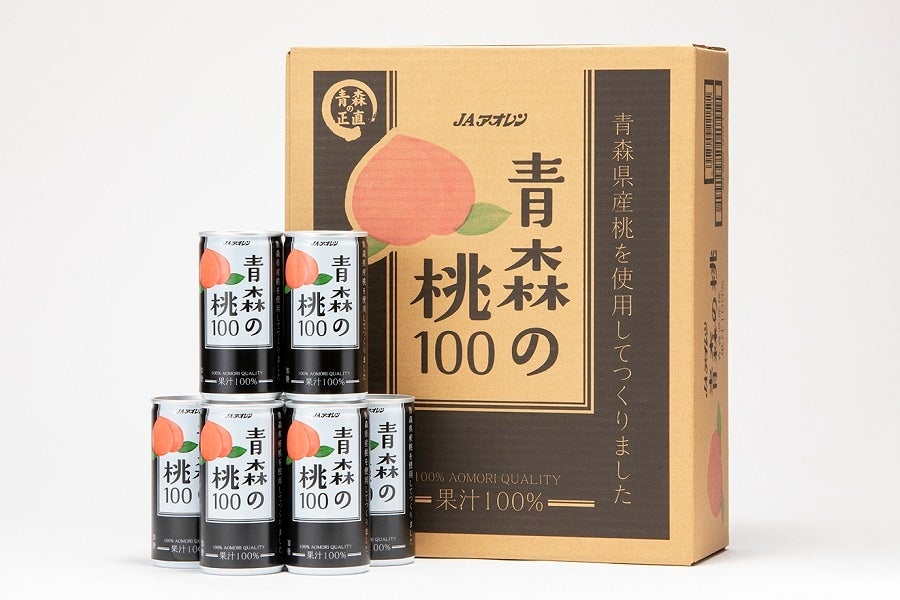【お歳暮】 青森県産もも果汁100% 『青森の桃100』(195g×30缶): JA全農あおもり|【JAタウン】産地直送 通販 お取り寄せ